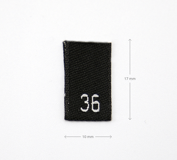 Size labels - EE Label Factory