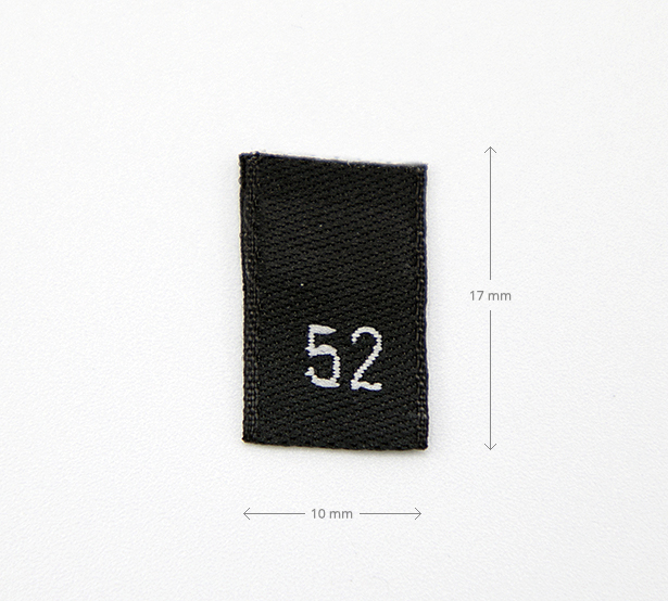 Size labels - EE Label Factory