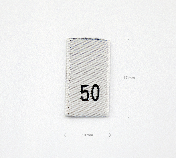 Size labels - EE Label Factory