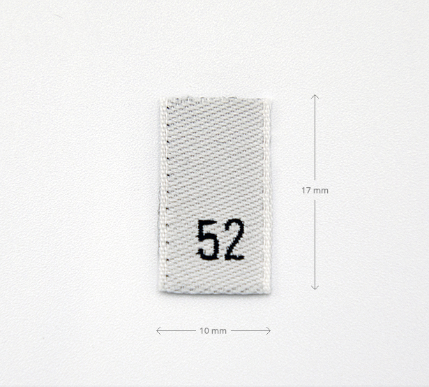 Size labels - EE Label Factory